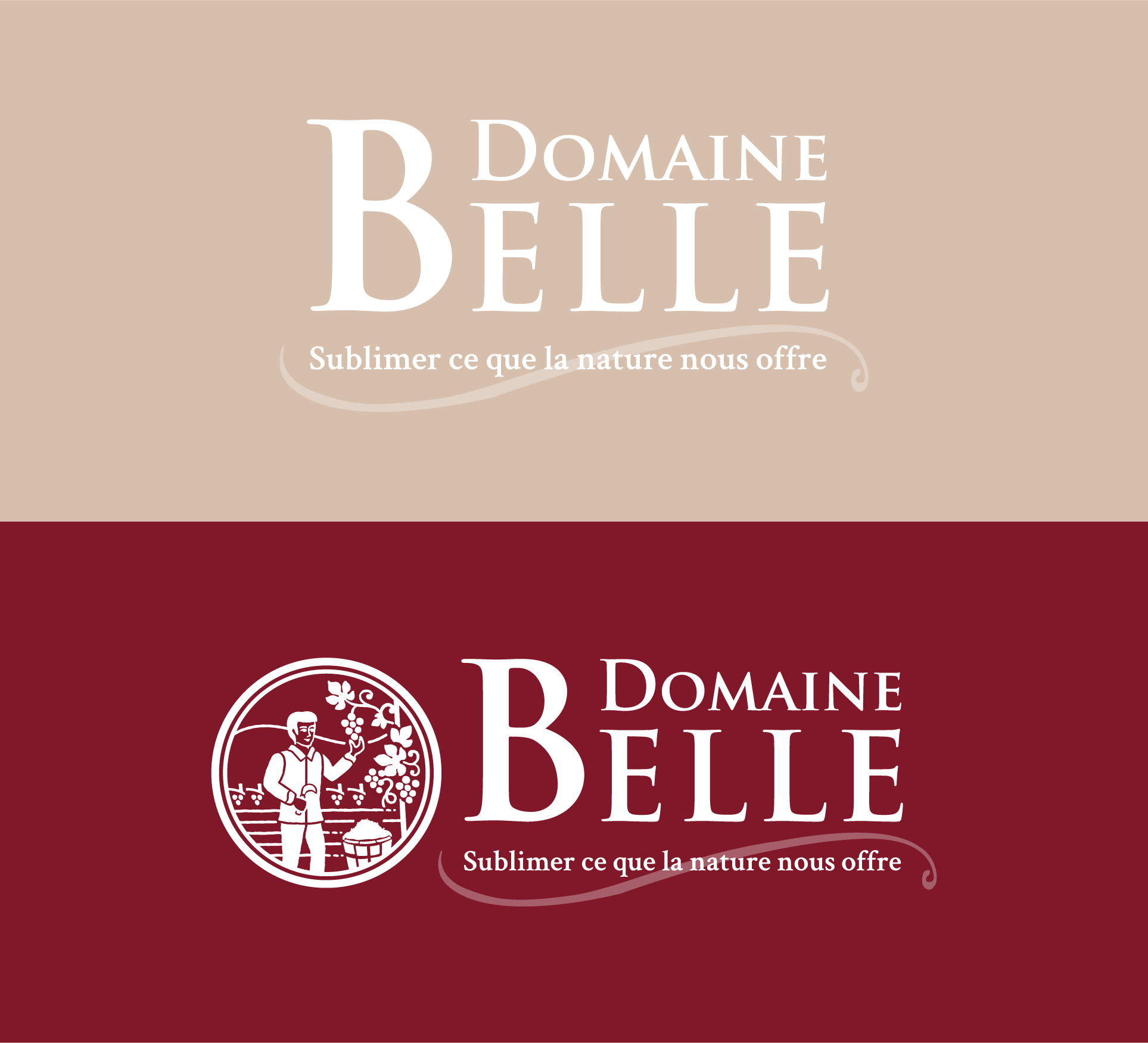 DOMAINE BELLE | Petit A • STUDIO DE GRAPHISME
